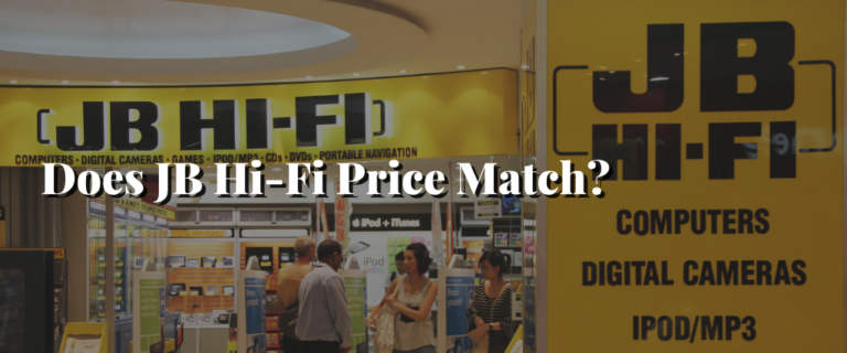 Does JB Hi-Fi Price Match? - Extras