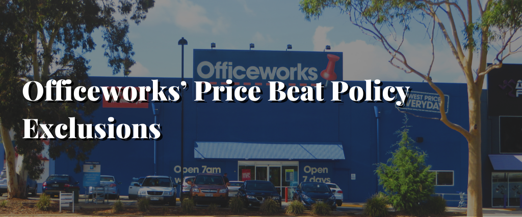 Does Officeworks Price Match? - Extras